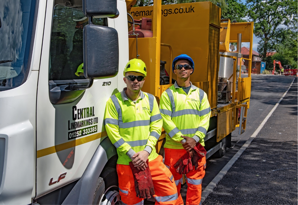 Contact Central Line Markings about Road Line Marking, Painting and ...