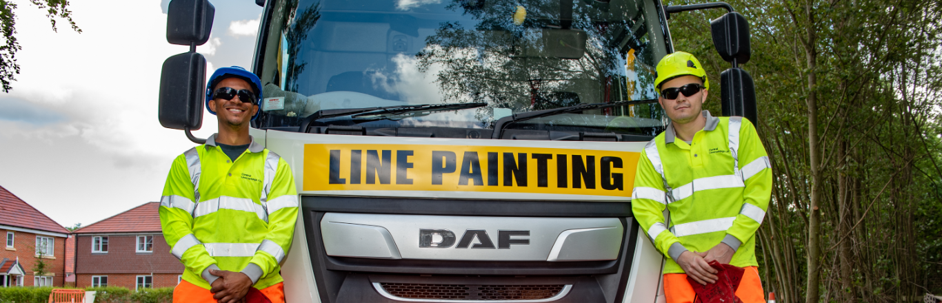 Contact Central Line Markings about Road Line Marking, Painting and ...